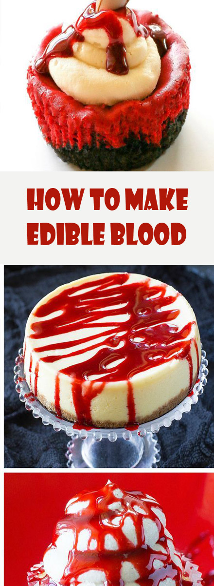 HOW TO MAKE EDIBLE FAKE BLOOD | Awesome Foods