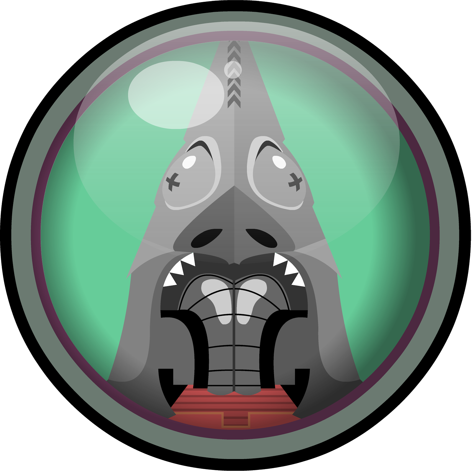 Seven Blue Orchids: Twilight Princess: Zant Button