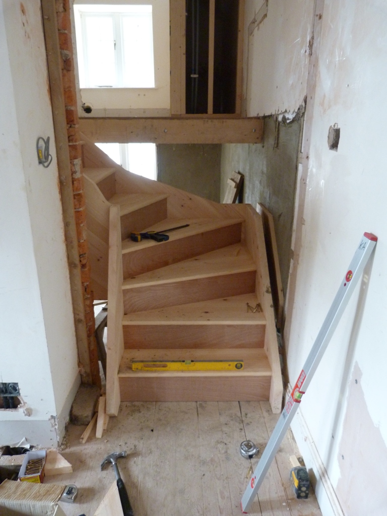 Sawdust In My Socks: Fitting Stairs