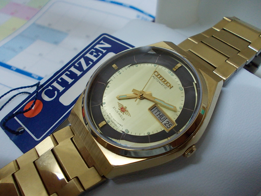 vintage watches: Citizen automatic nos SOLD