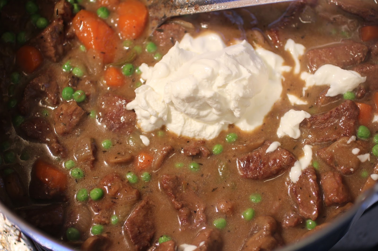 Kitchen Simmer: Spicy Beef Stroganoff