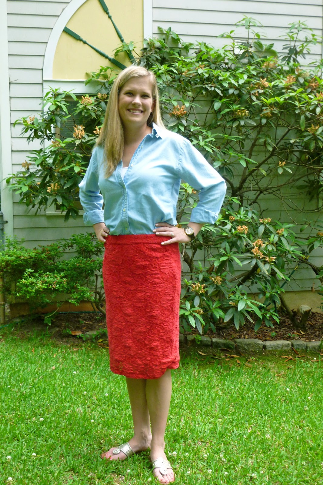 Hand Me Down Style: Lindsay's chambray