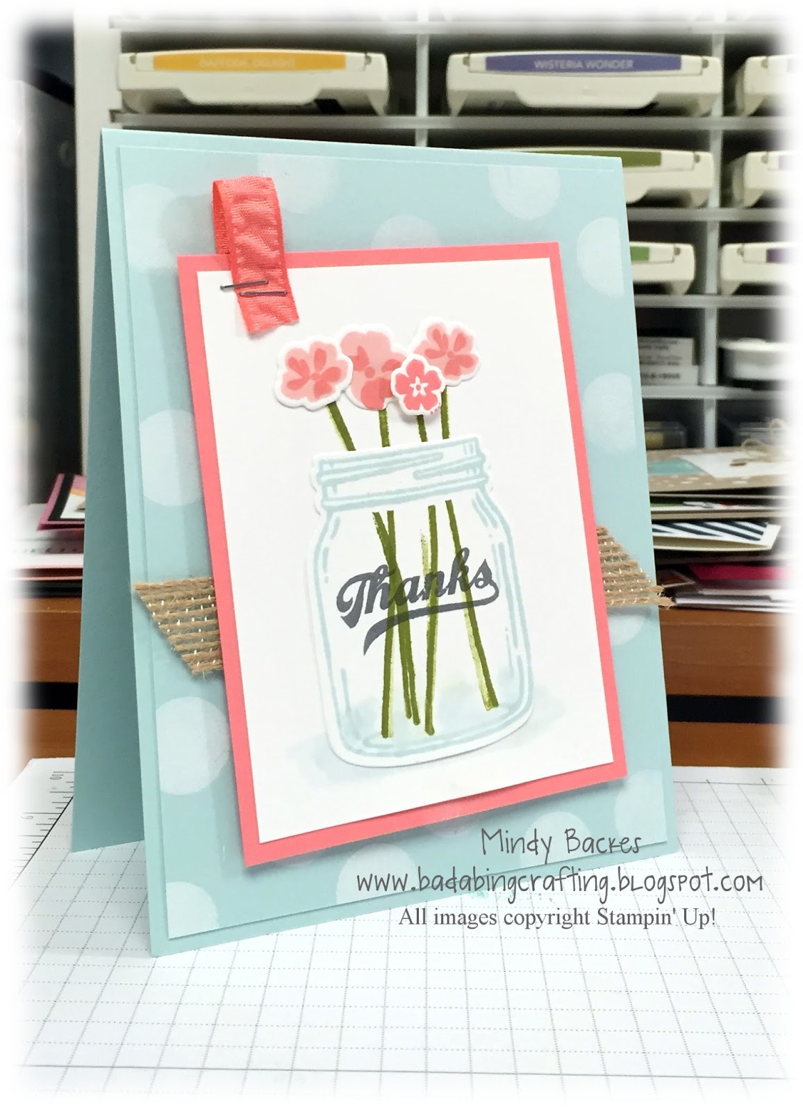 Bada-Bing! Paper-Crafting!: Jar of Thanks