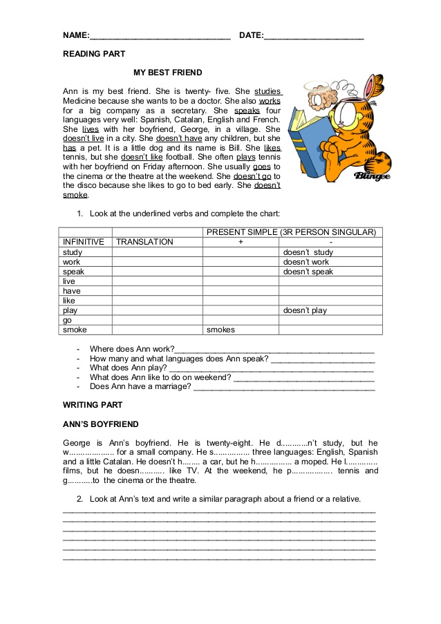Reading Comprehension Worksheets Reading Comprehension Worksheets