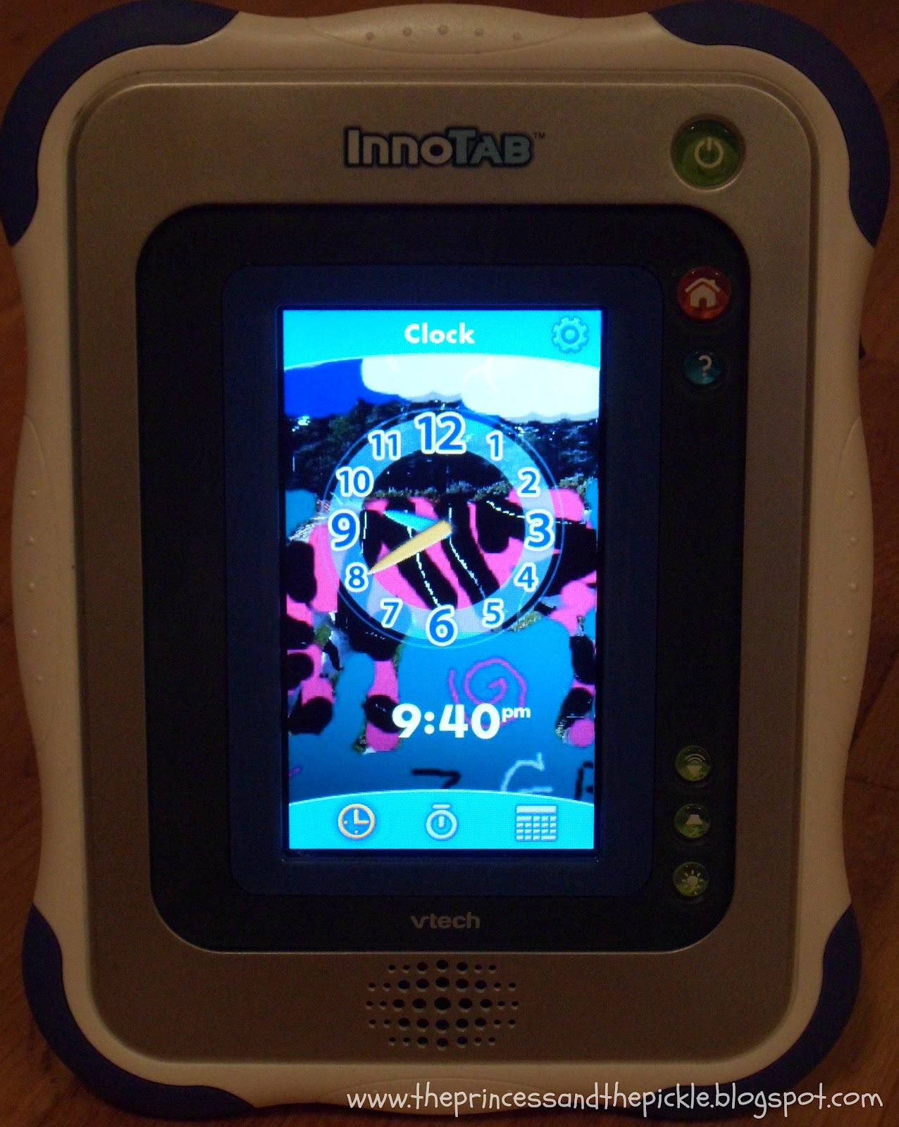 "It has a clock so I can practise telling the time"