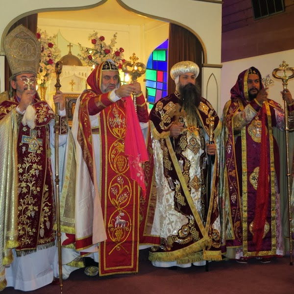 Byzantine, Texas: Oriental Orthodox concelebrate in Paramus, NJ