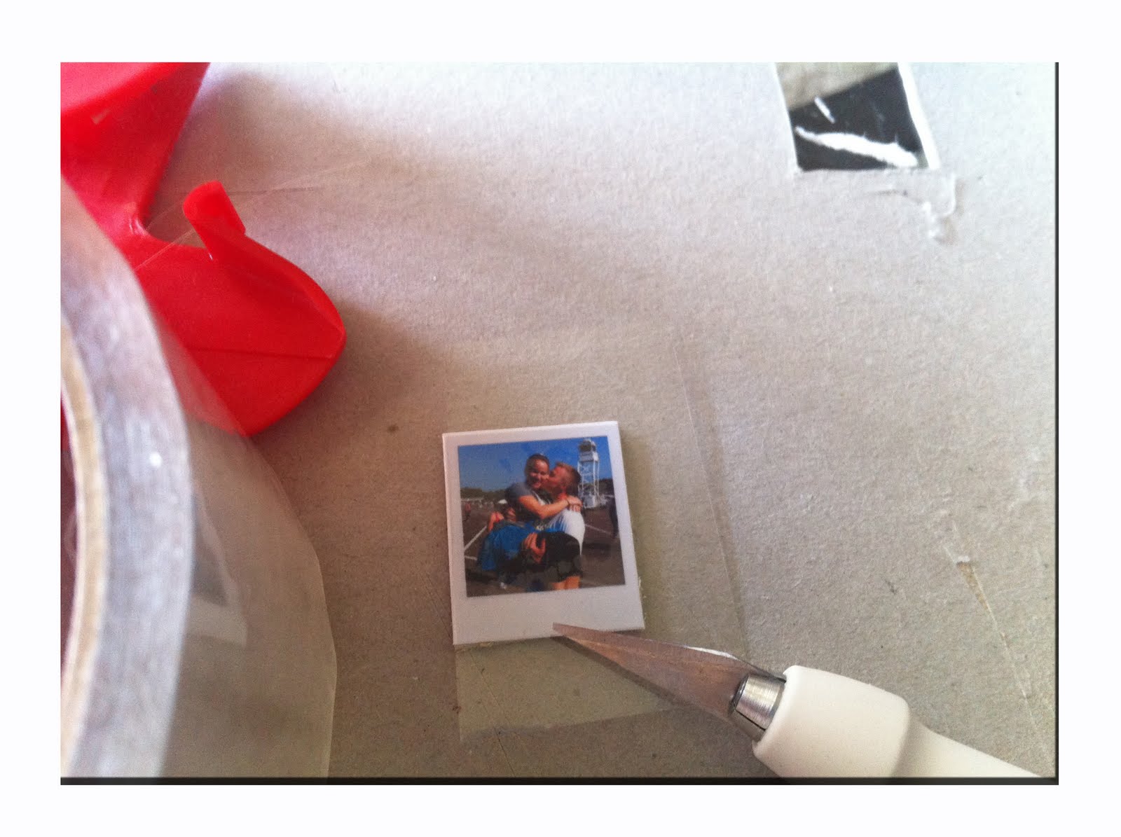 Cup 'a Hot Chocolate: Mini polaroid magnets...