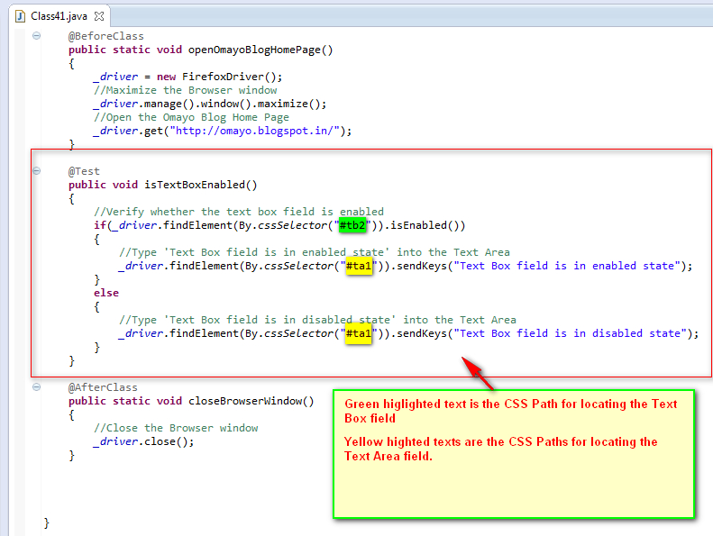 Selenium-By-Arun: 397. Using isEnabled( ) to find out whether the text ...