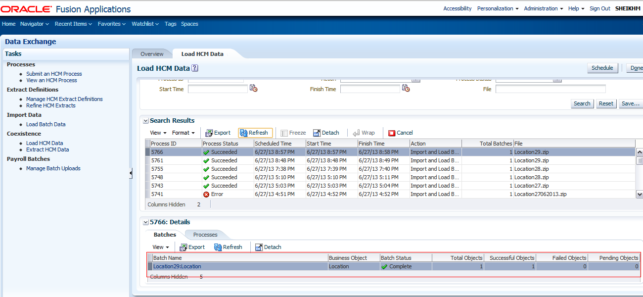 Fusion APPS Quick Start: Fusion Apps - File Based Loader Part - III