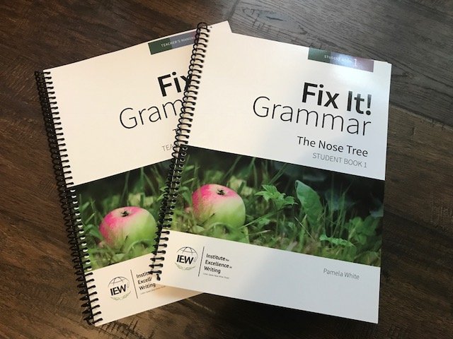 Cummins Life: IEW Fix It! Grammar The Nose Tree Review