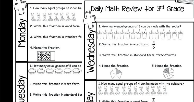An Apple For The Teacher: Daily Math Review