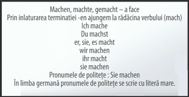 Lectii online de limba germana: Lectia de gramatica a limbii germane