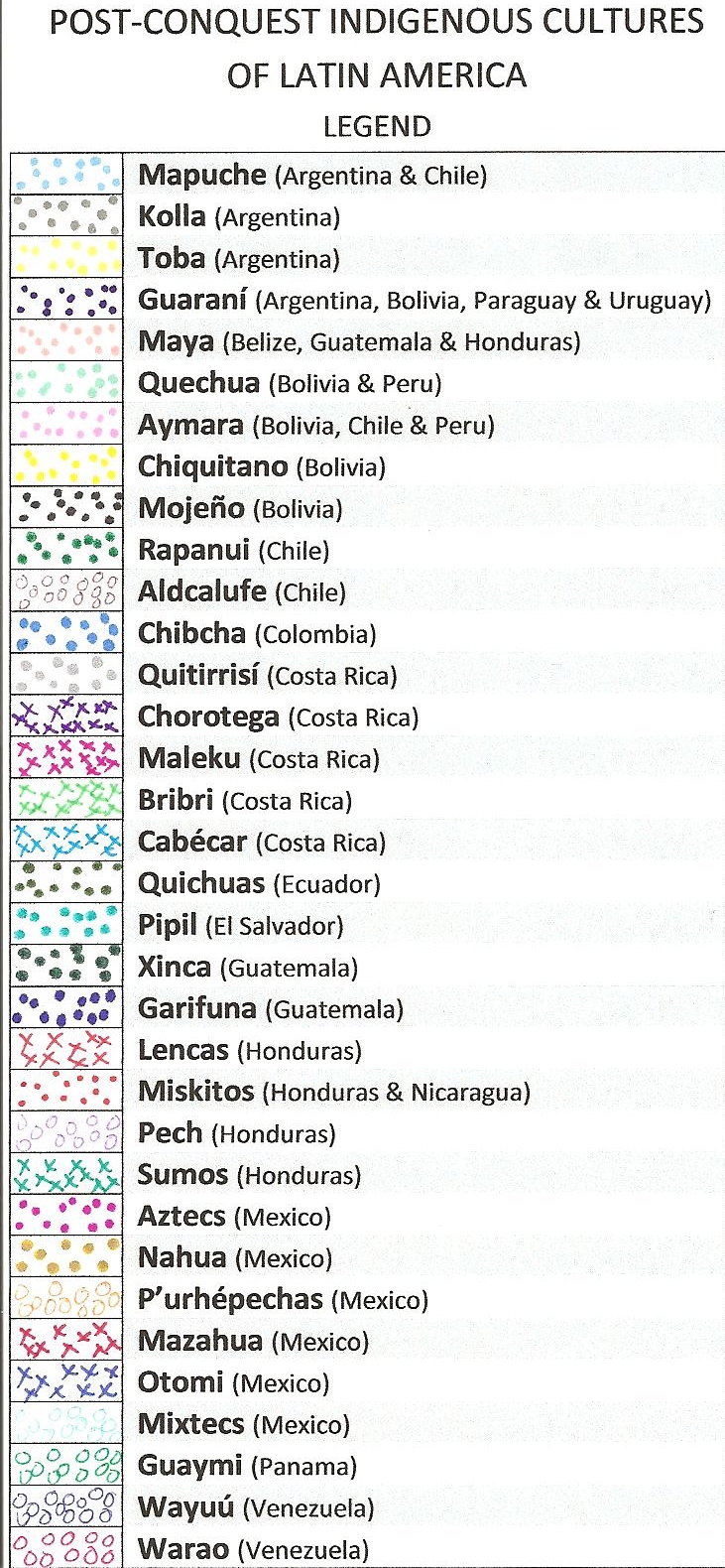 Latin America - Knowledge and Adventures: Post-Conquest Indigenous ...