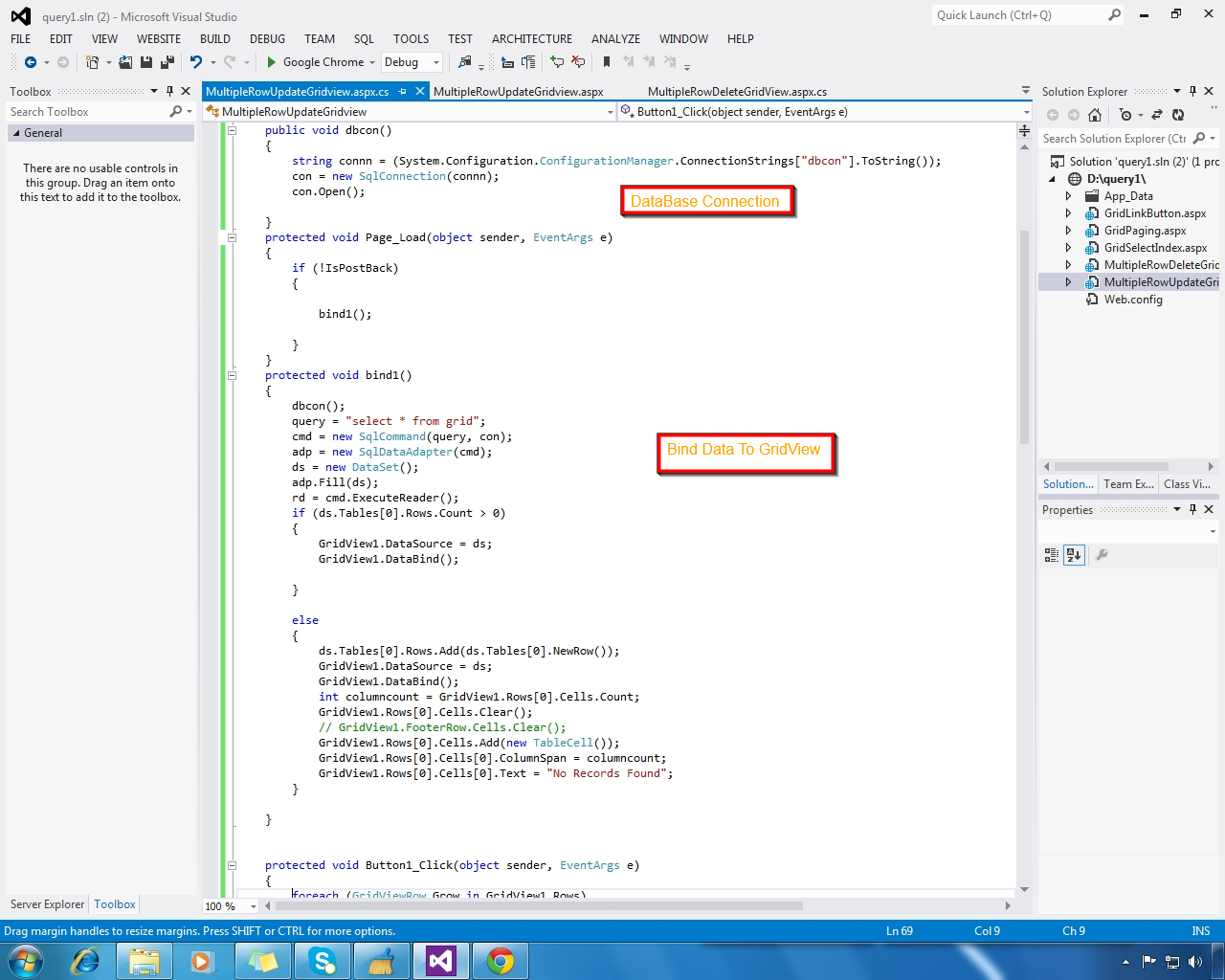 Update Multiple Rows In Gridview With Checkbox Selection With Confirmation In Aspnet C 8089