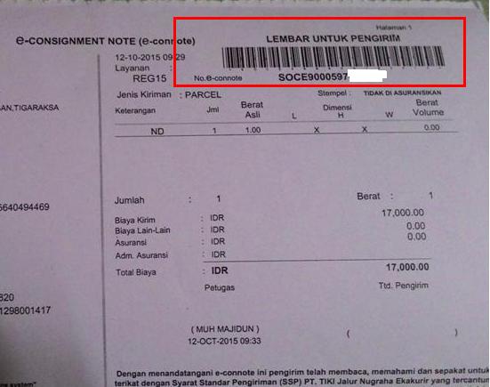 Manfaat Nomor Resi Pengiriman - InfoBlogTerbaru