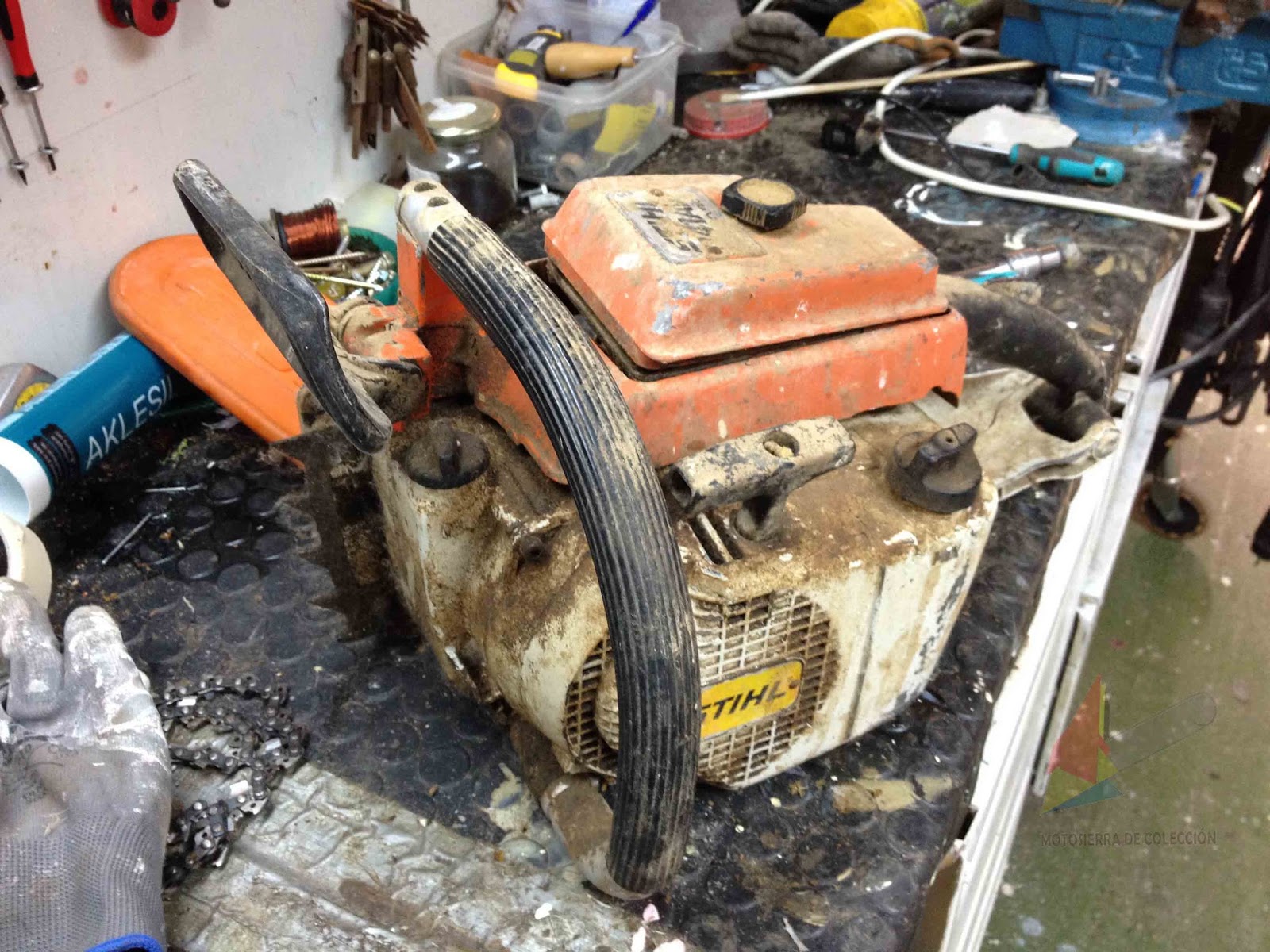 Motosierra De Colección: Stihl 041AV - Stihl 041AV Chainsaw