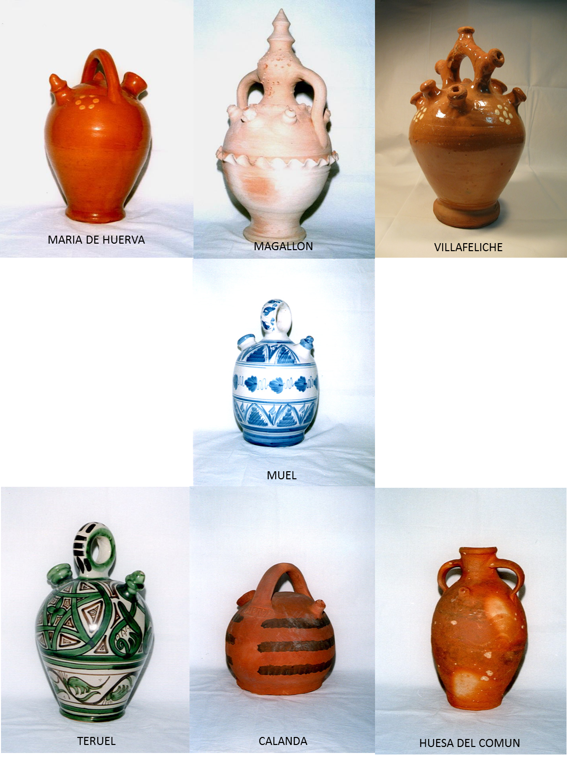 BOTIJOS TRADICIONALES ESPAÑOLES: ARAGON