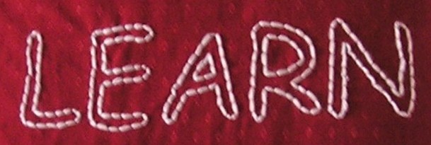 Crafts from a Ravenclaw: DIY: Stitched Writing Cushion