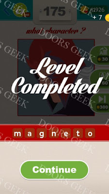 What Character ? Level 175 ~ Doors Geek
