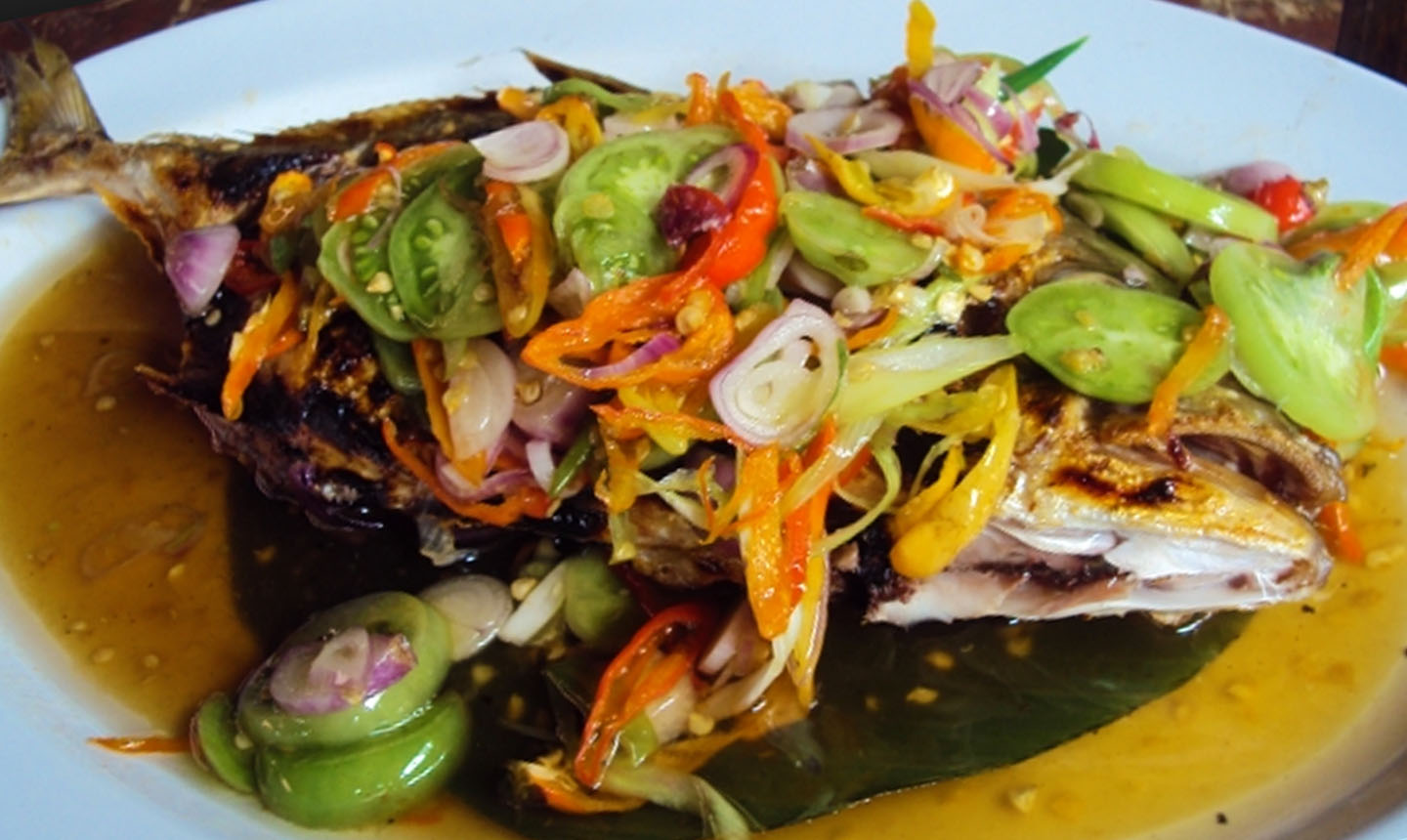 Resep ikan kwe bakar sambal dabu-dabu | Resep masakan ikan