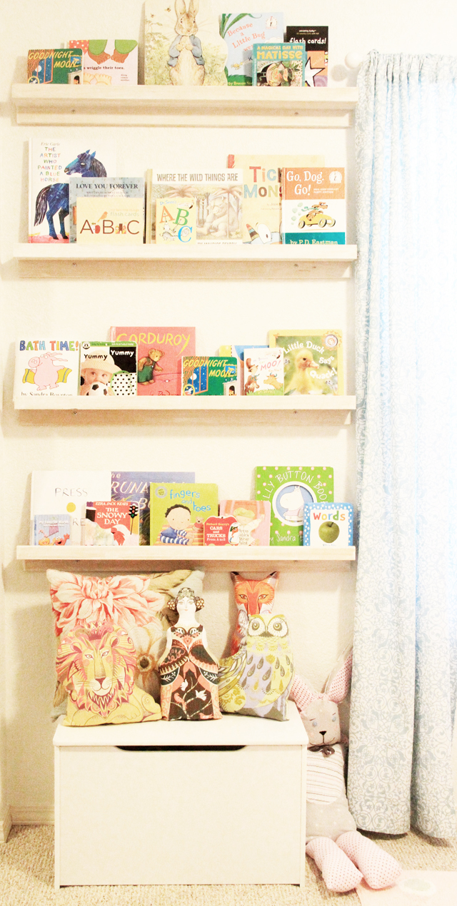 alisaburke: lucy's book wall