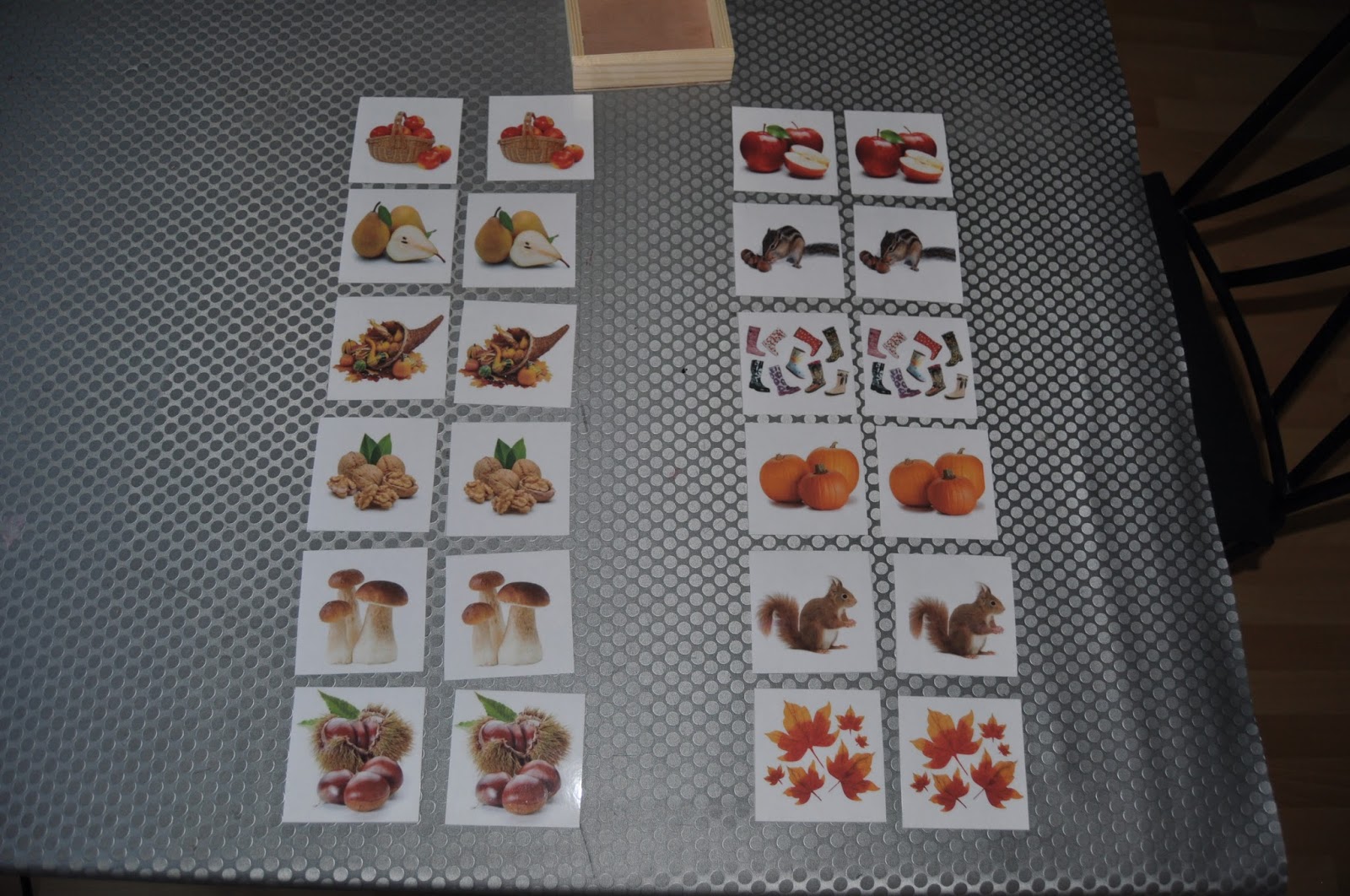 ma petite fabrique montessori: Le mémory d'automne