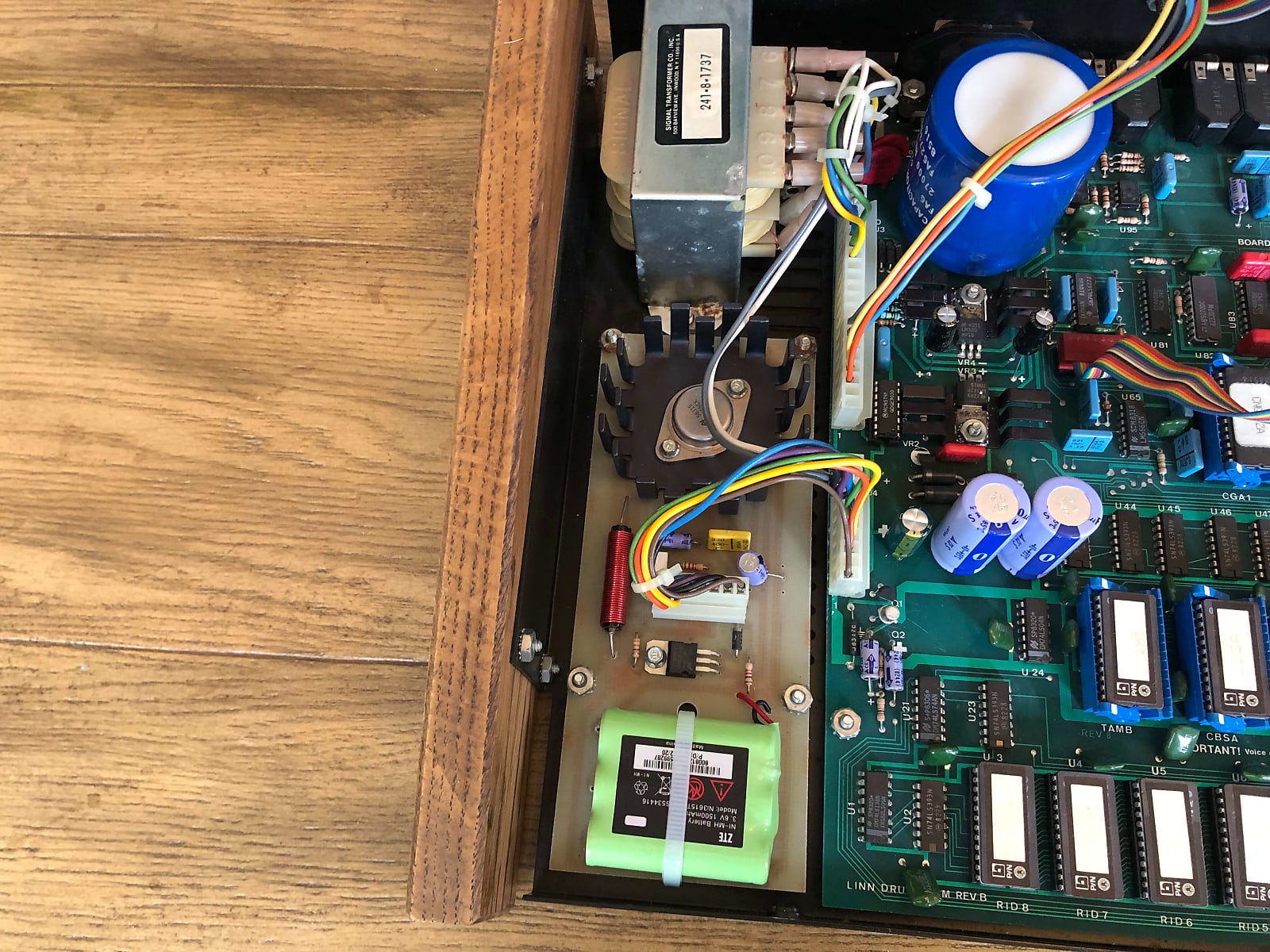 MATRIXSYNTH: Linn LinnDrum LM-2 recently serviced by Bruce Forat