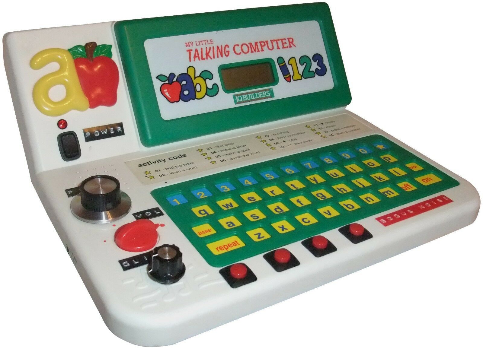 MATRIXSYNTH: VTECH IQ BUILDERS TALKING COMPUTER Circuit bent by Bogus Noise