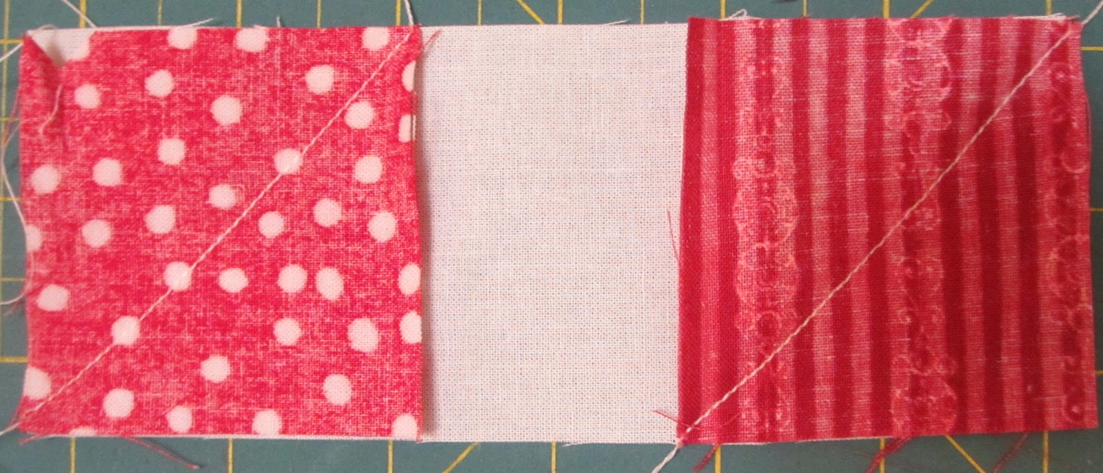 Radiant Honey Quilts: Peppermint Strip Block Tutorial