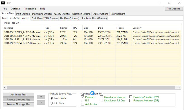PIPP PreProcesado Planetaria
