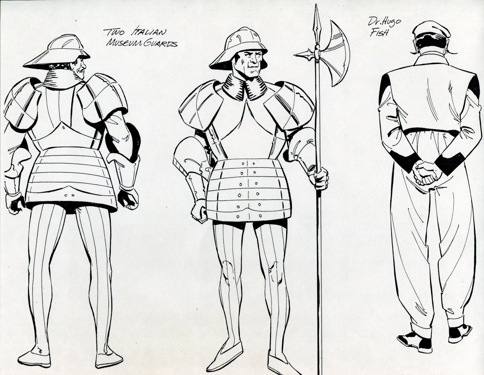 Flooby Nooby: Bionic Six - Concept Art by Alex Toth
