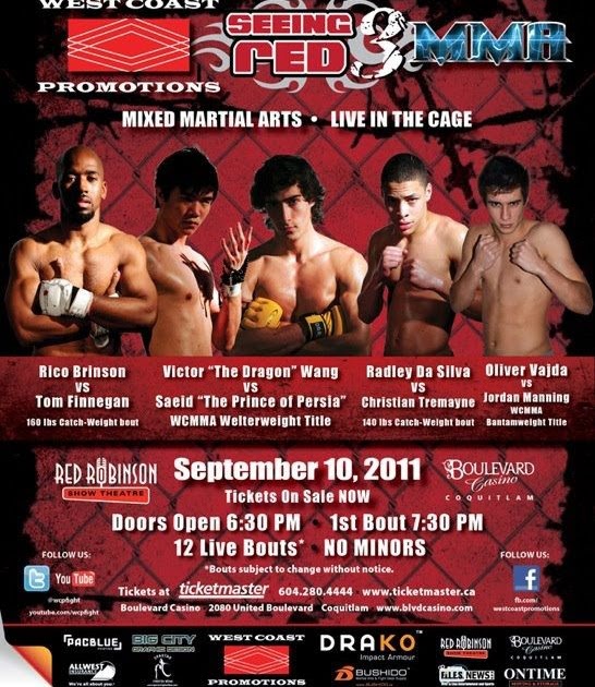 Results: Seeing Red 3 Live MMA | BC MMA Aficionados