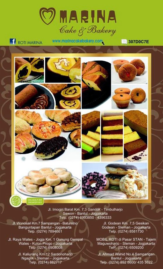 Penggemar Kuliner Nusantara : MARINA Cake & Bakery BANTUL