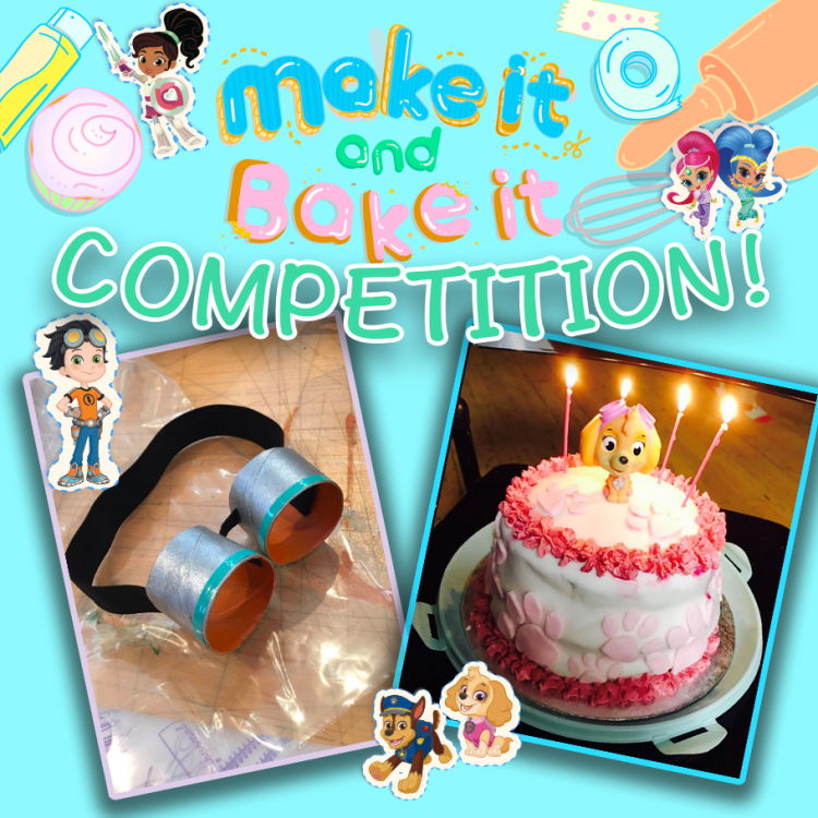 Beat the boredom with Nick Jr's Make It & Bake It competition ...