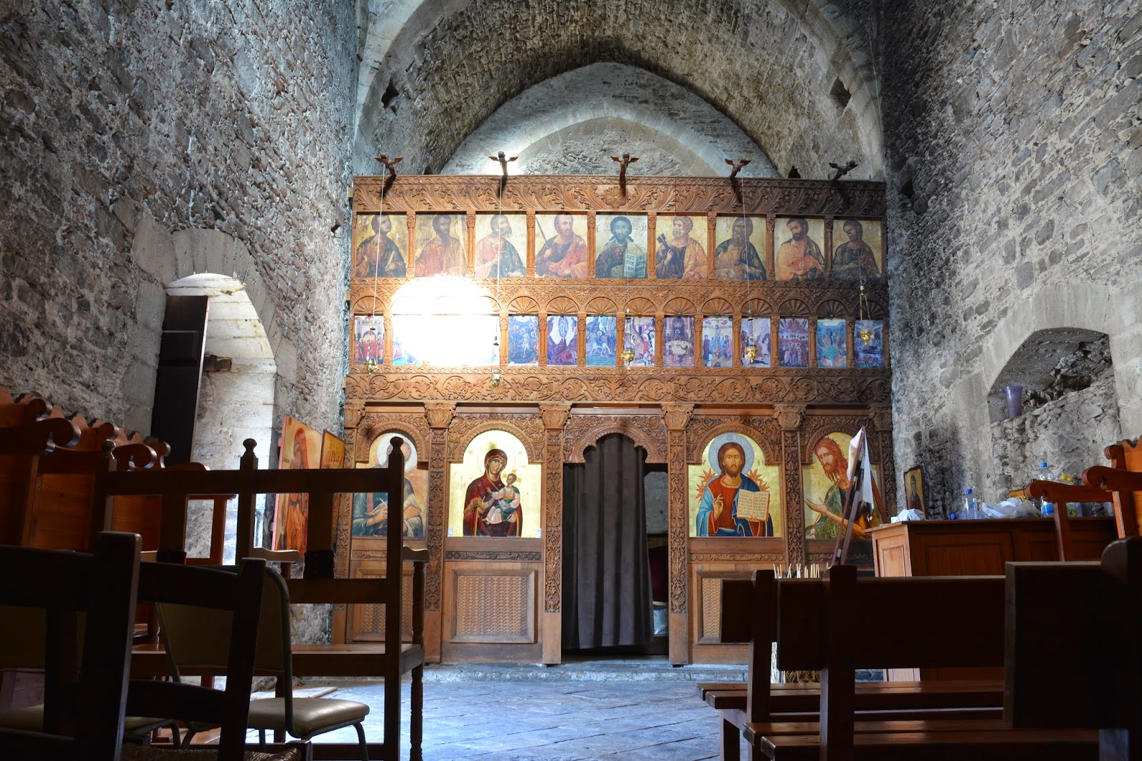 SecretCyprusTravel: Images inside the Monastery of "Panagia Sinti", Pafos