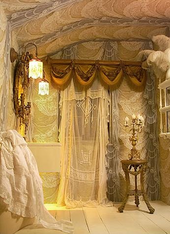 Eye For Design: Decorate With Lace For Romantic Interiors.......In Time ...