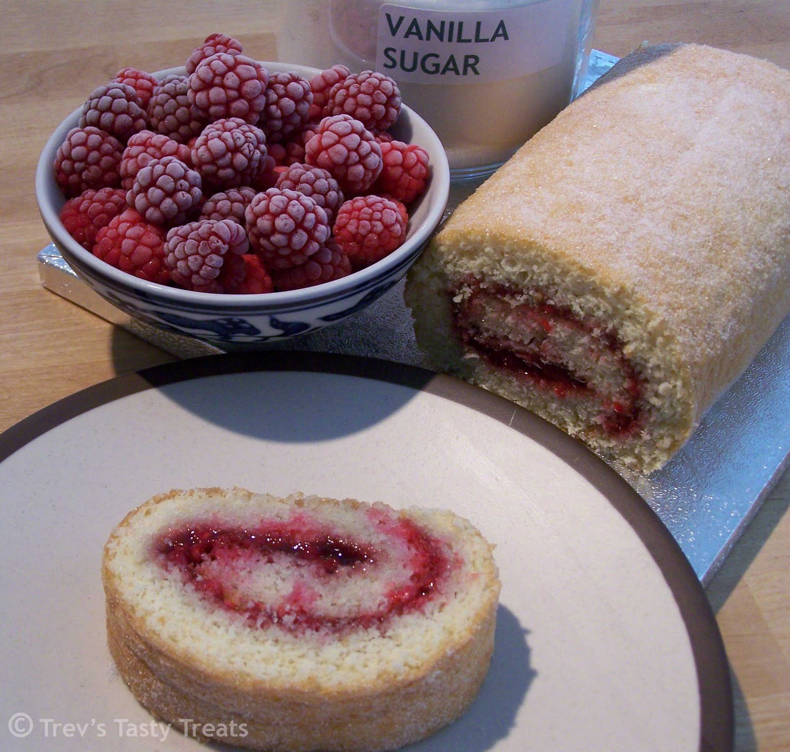 Trev's Tasty Treats: Raspberry Swiss Roll