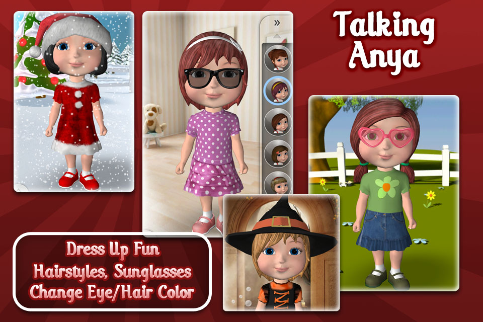 A Lucky Ladybug: Talking Anya Dressup and Pet Puppies App Review