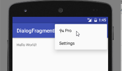 การสร้าง DialogFragment ใน Android Studio