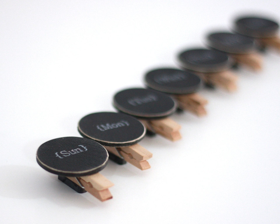 Moore Magnets: Chalkboard clip magnets everywhere!!