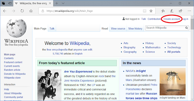 How-to: Setting up a Wikipedia account