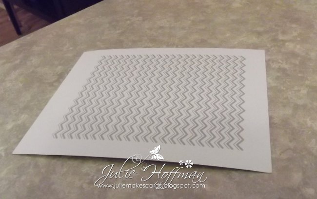 Julie Makes Cards: More Chevrons....
