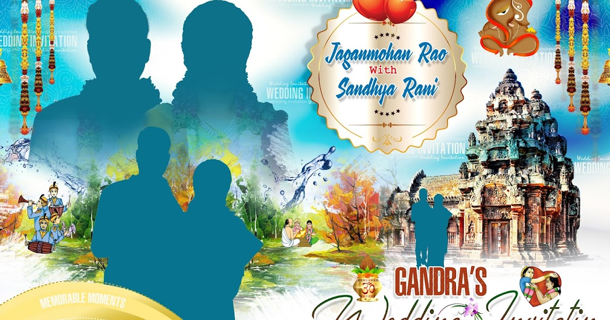 indian wedding banners psd template free downloads | naveengfx