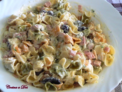 COCINA A DOS: ENSALADA DE PASTA TRINI