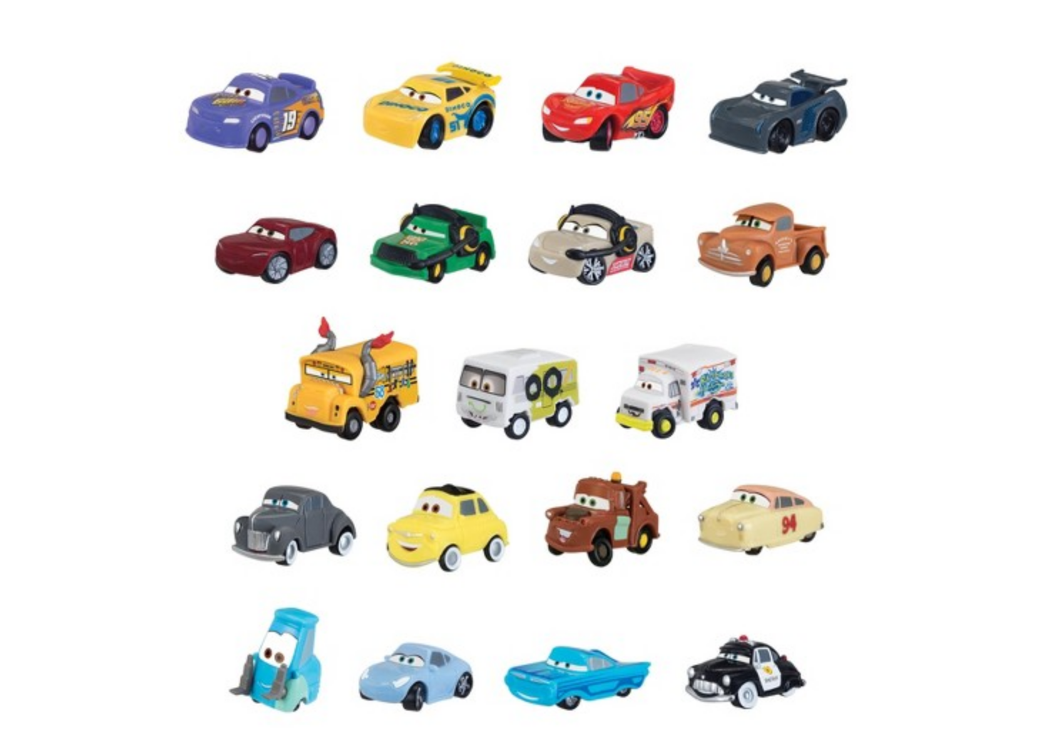Dan the Pixar Fan: Cars 3: Mini Vehicles 8-Piece Gift Set (Thinkway Toys)