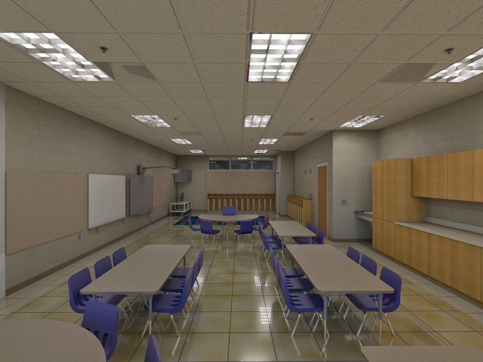 HMS Architects: Case Study: Rendering Comparison Mimosa Park Elementary ...