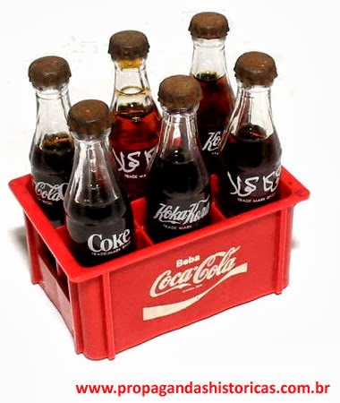 Objetos do Baú: Mini-Garrafas da Coca-Cola - Propagandas Históricas ...
