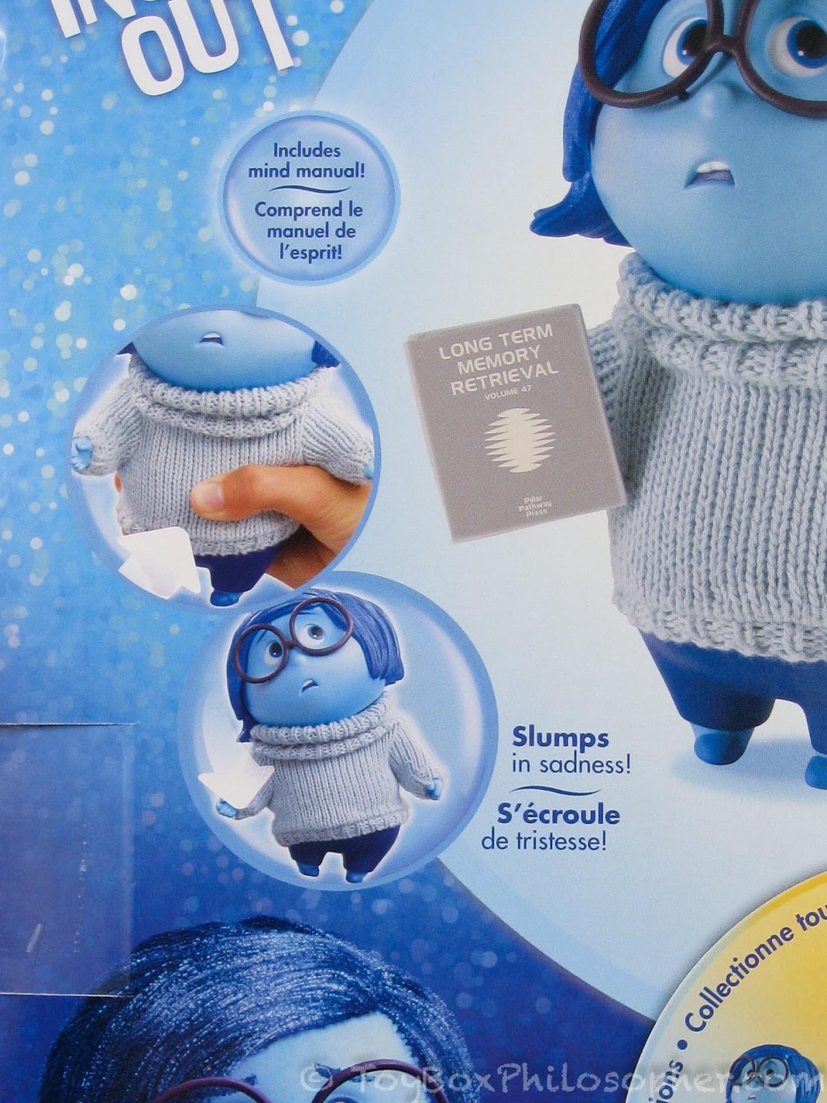 Sadness Figures from Pixar's "Inside Out"--A Comparison Review! | The ...