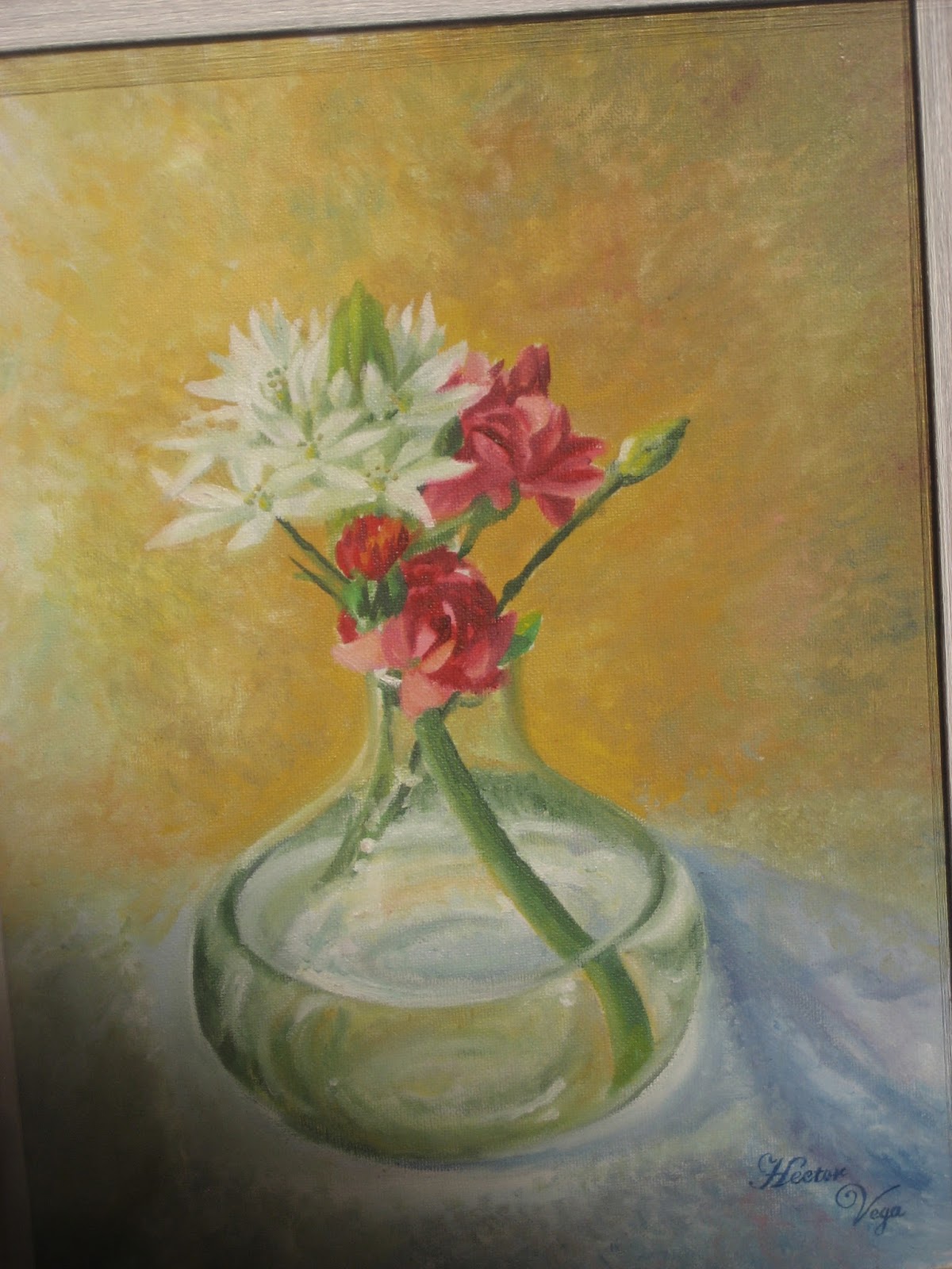 Hector Vega, Pintor Artístico que expuso en el Mercado Nomada ...