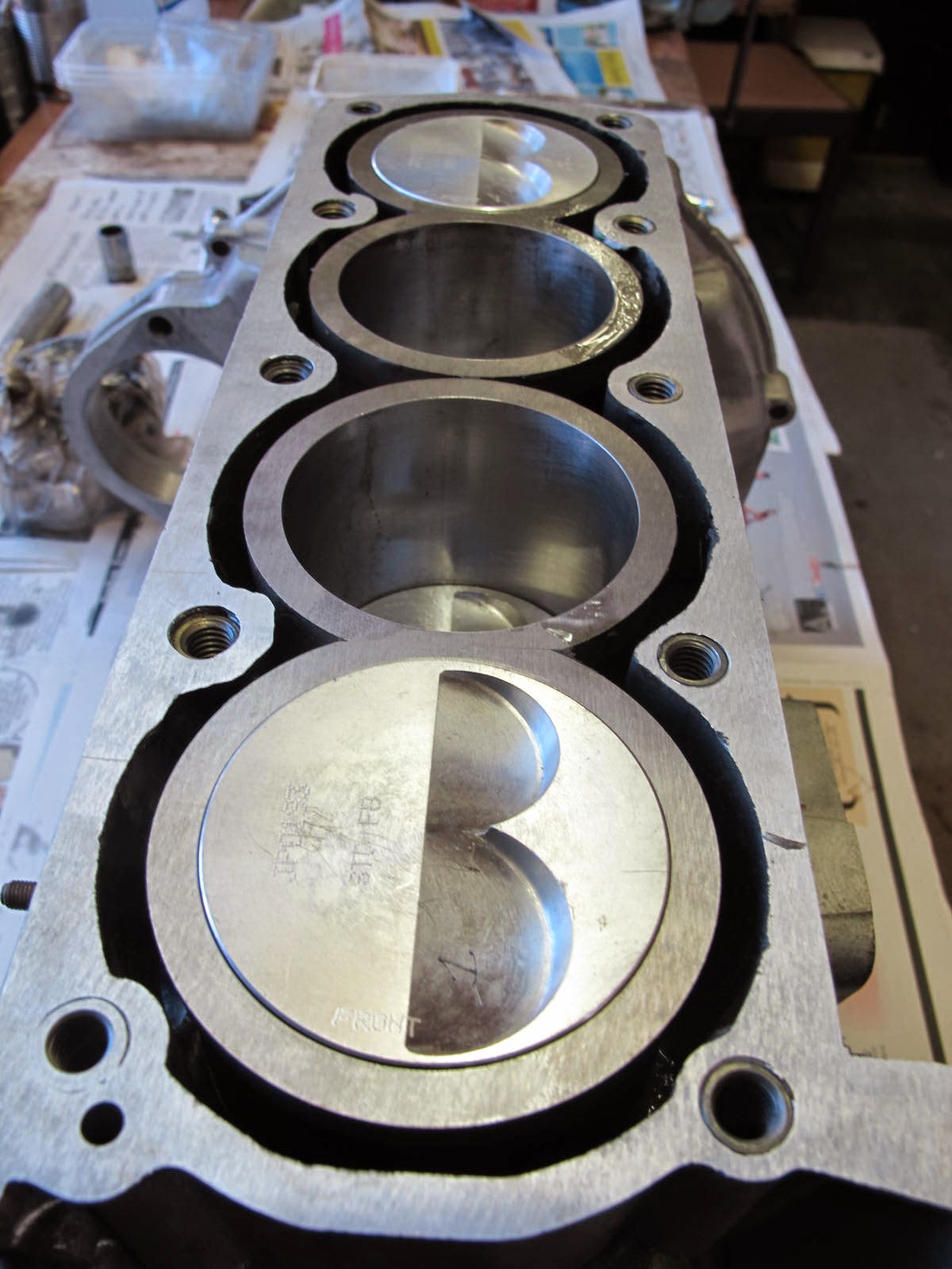 CKD Boats - Roy Mc Bride: Hillman Imp 998cc engine block re assembly